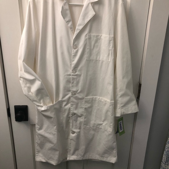 Landau | Jackets & Coats | Nwt Landau White Medical Lab Coat With ...